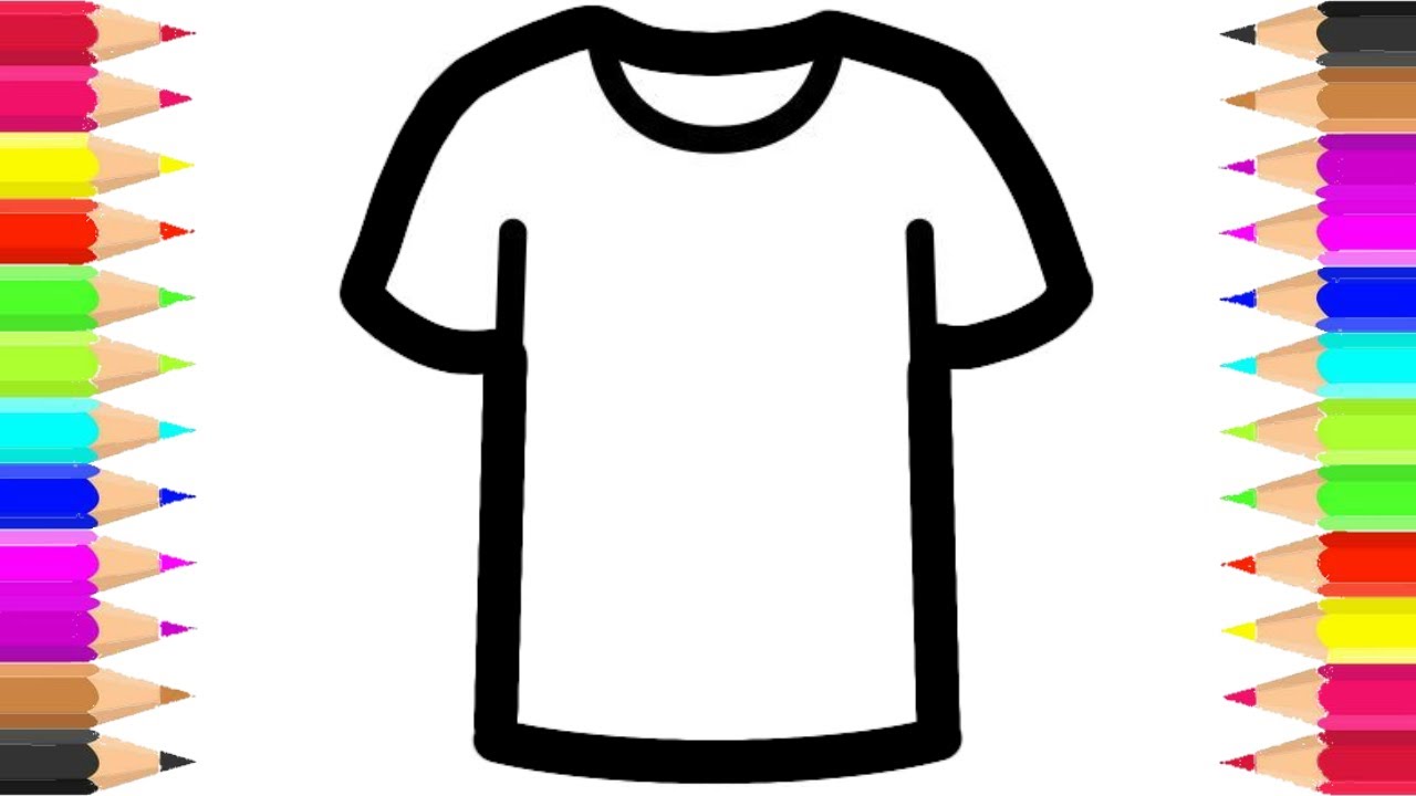 How to draw a T-Shirt Step by Step - YouTube