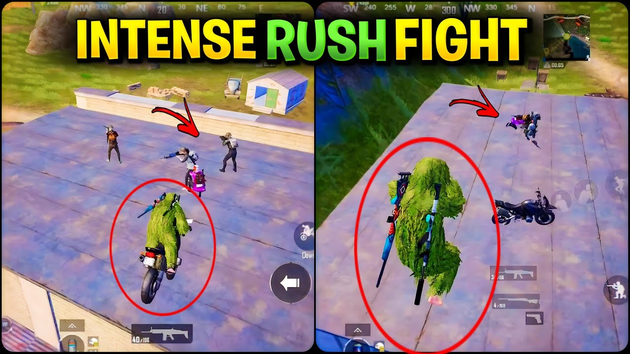 INTENSE RUSH FIGHT IN PUBG 😱 ! - YouTube