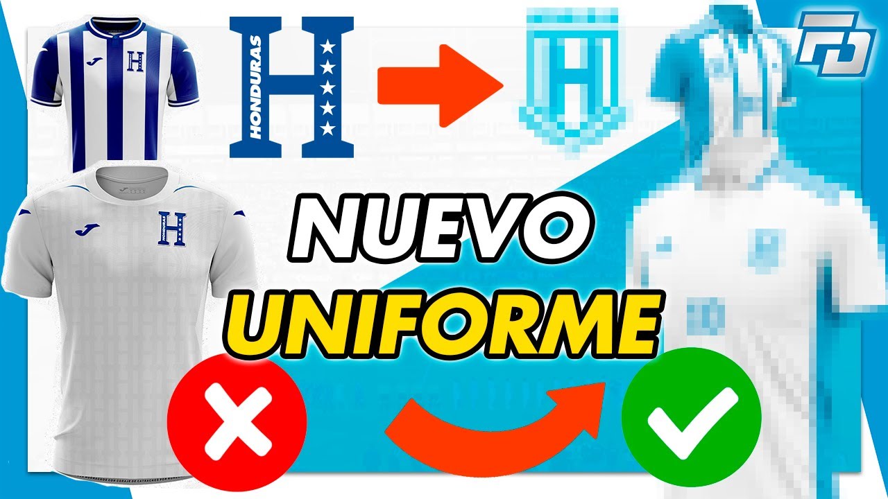 MI NUEVO UNIFORME Y ESCUDO DE LA SELECCION DE HONDURAS - YouTube
