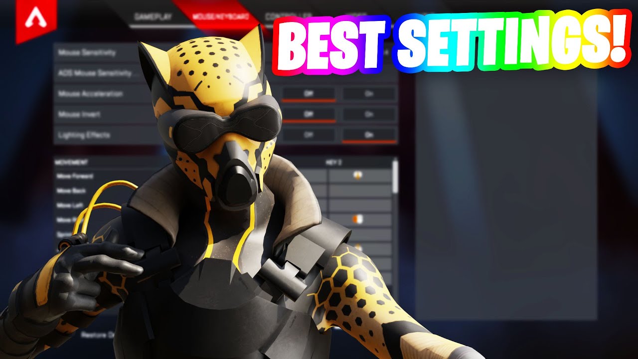 The BEST Settings for Apex Legends | Graphic Settings, Controller ...
