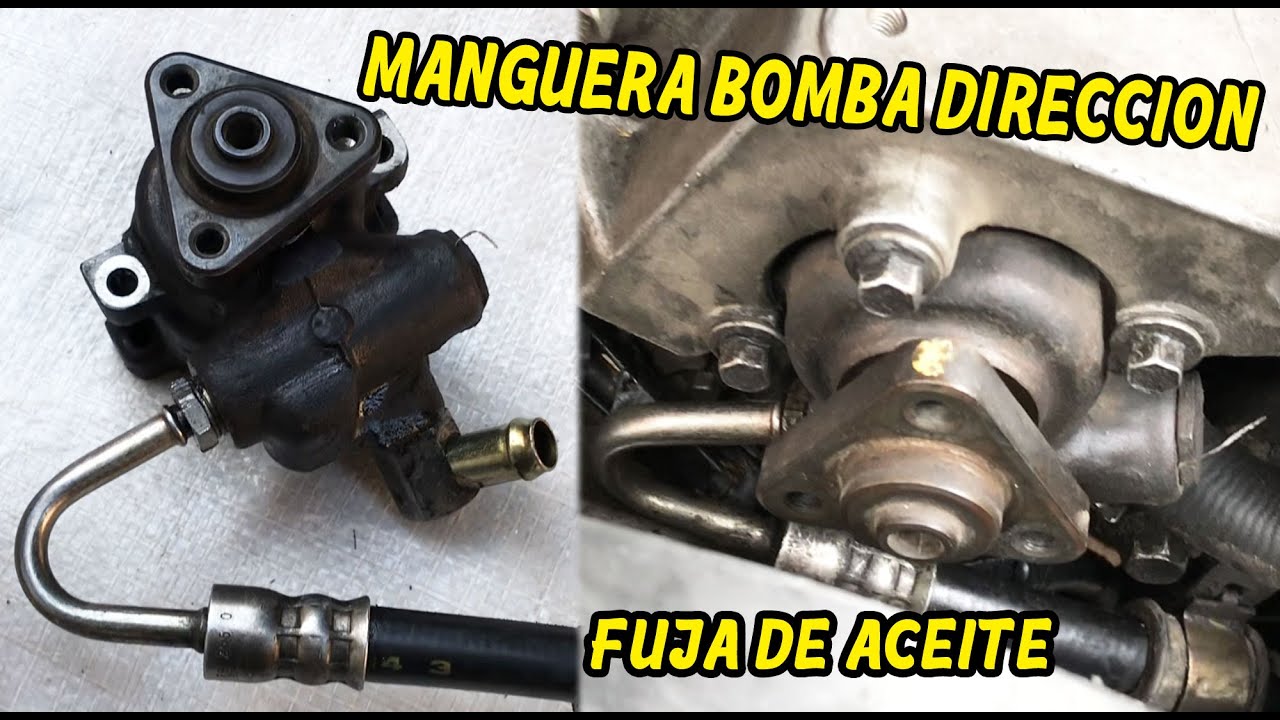 Como cambiar La Manguera De Alta Presion De Bomba De Direccion ...