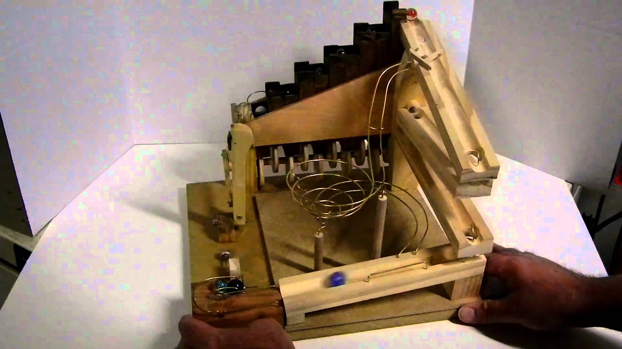 Module 2 for my modular marble machine - YouTube