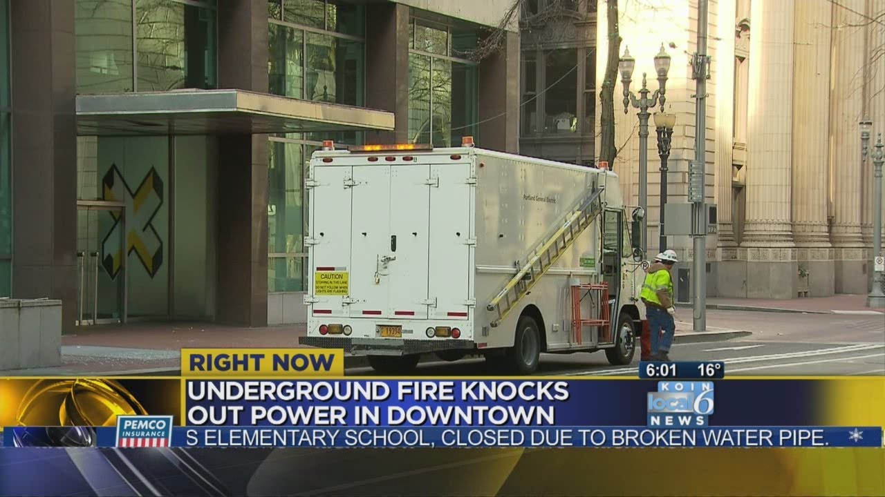 Portland General making technical repairs following underground ...