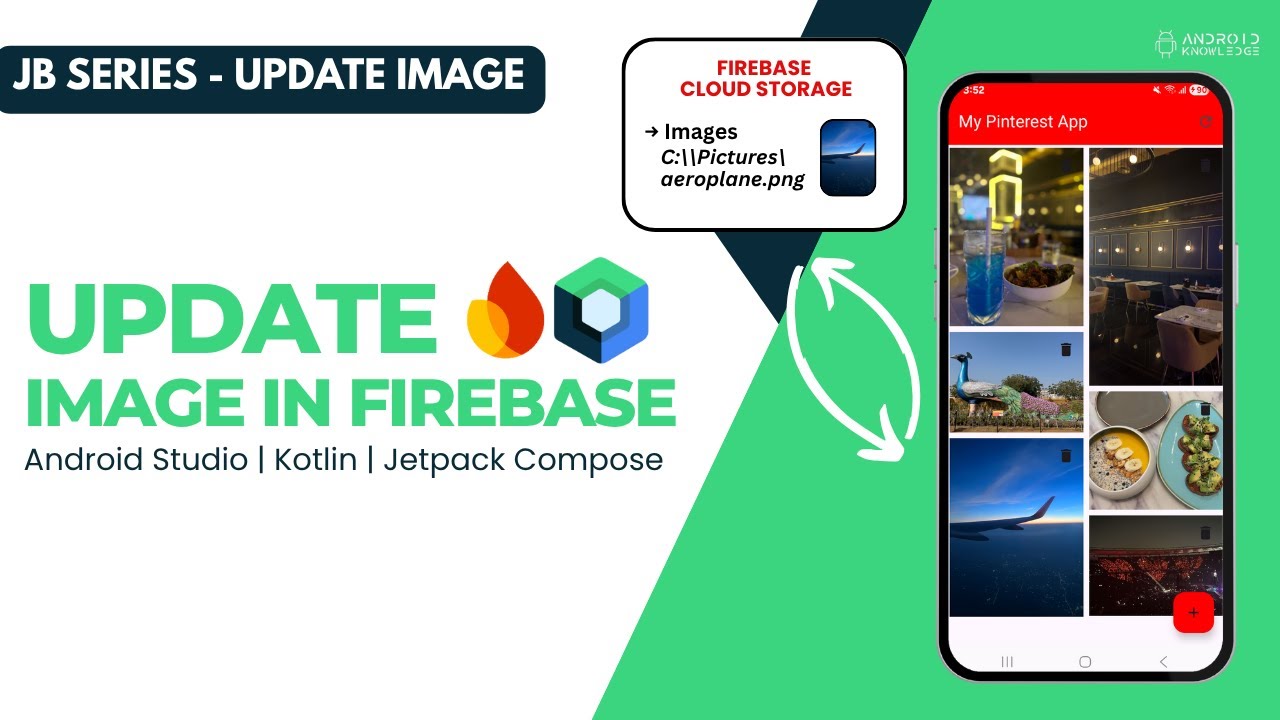 Update Image in Firebase Cloud Storage + Jetpack Compose in Android ...