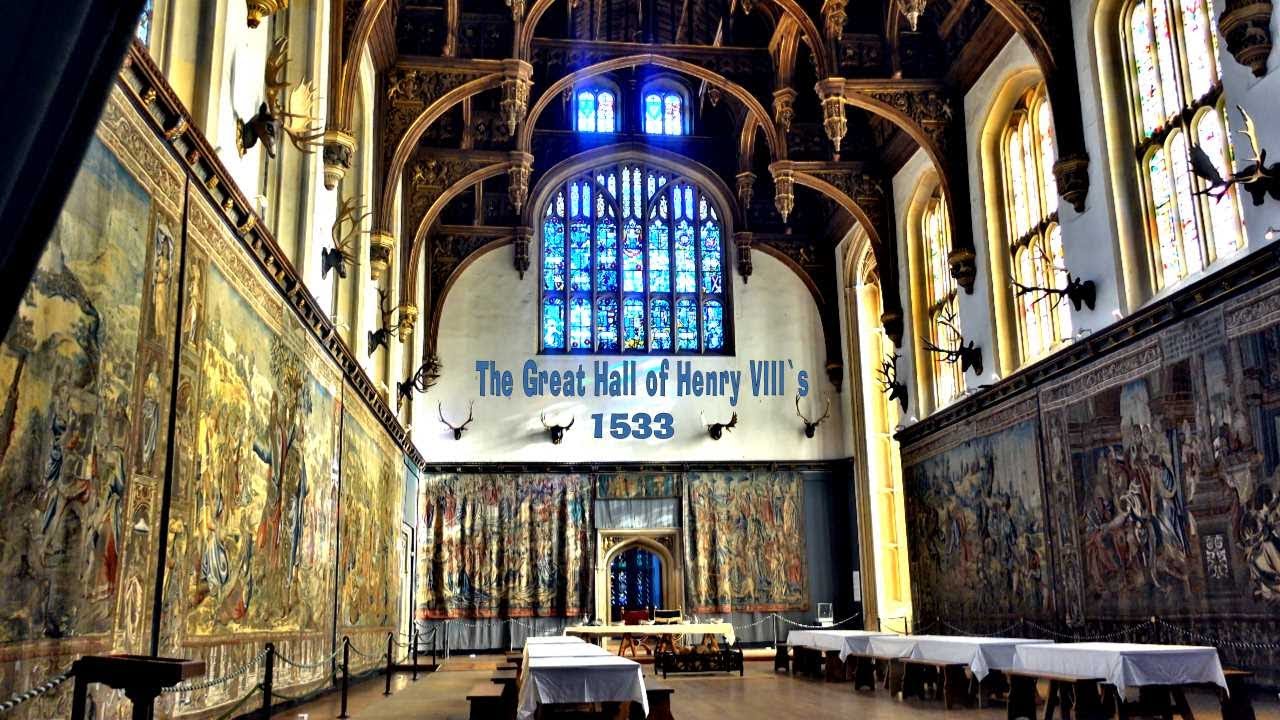 The Great Hall 1533, Henry VIII's Hampton Court. - YouTube