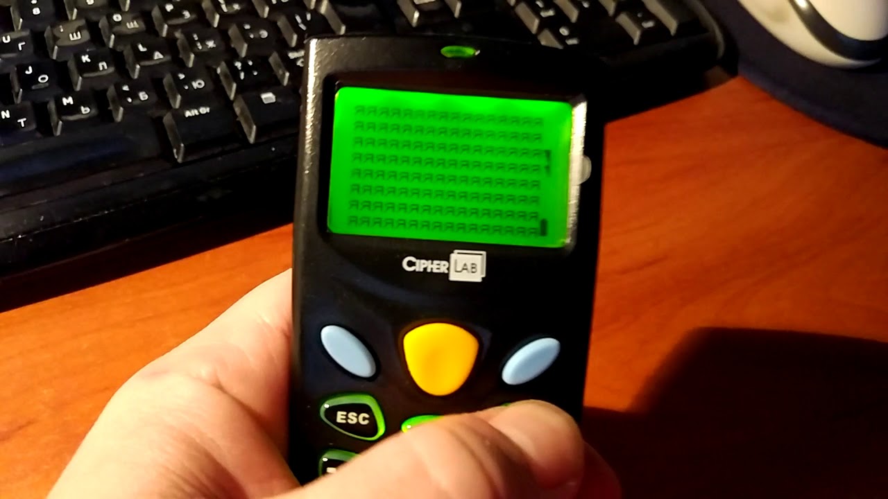 CipherLAB 8001L - YouTube