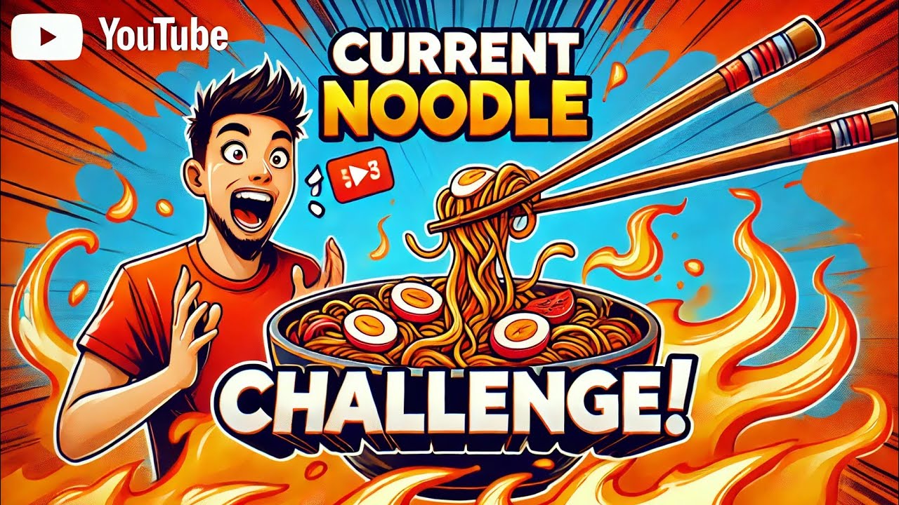 SPICY CURRENT NOODLE CHALLENGE | EATING 3:3 PACK CURRENT 2X SPICY ...