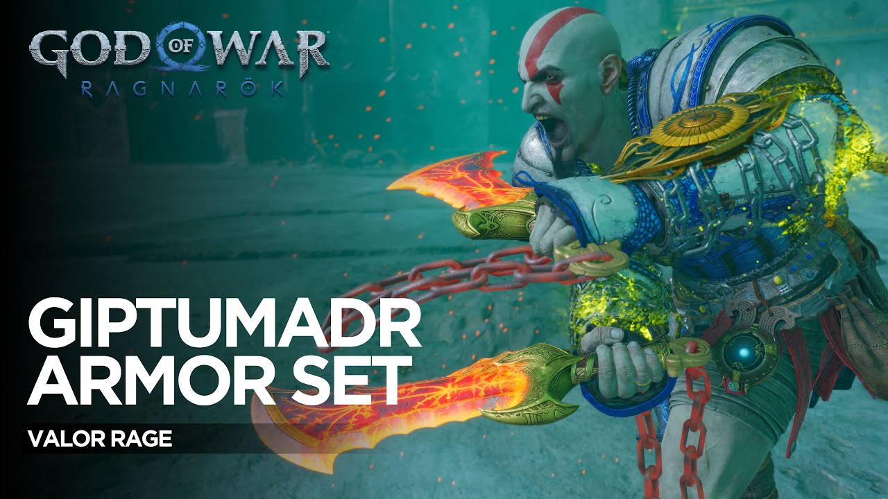 GIPTUMADR ARMOR SET | VALOR RAGE - God Of War: Ragnarok - YouTube