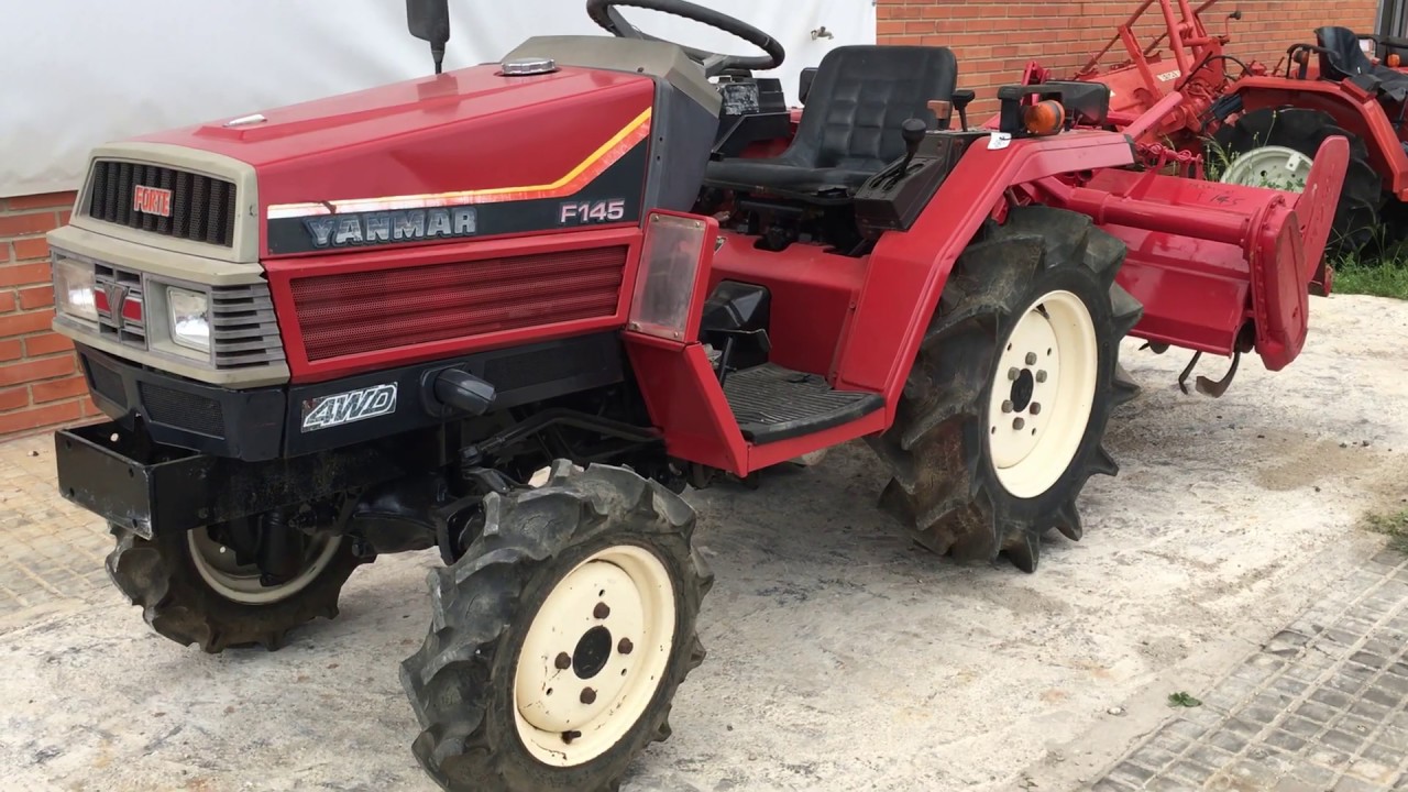 Mini tractor Yanmar F145 | AgroAnuncios.es - YouTube