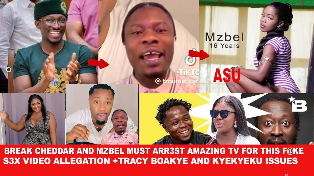 Break Cheddar and Mzbel must arr3st Amazing tv for this f@ke s3x vide0 +Tracy Boakye cry!ng ...