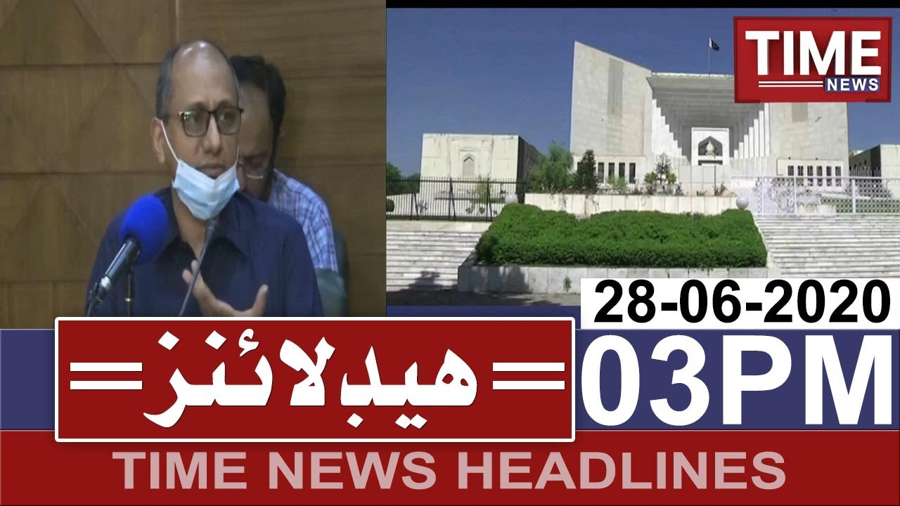 03:00PM TimeNews Headlines | 28 JUNE 2020 | Time News - YouTube