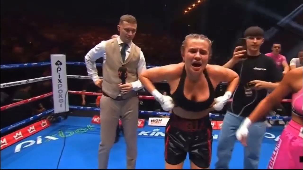 Boxer Daniella Hemsley Flashed The Crowd On Live Tv After Winning Her