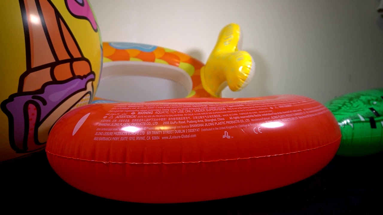 STRAWBERRY SWIM RING - BURNING A HOLE 1 - YouTube