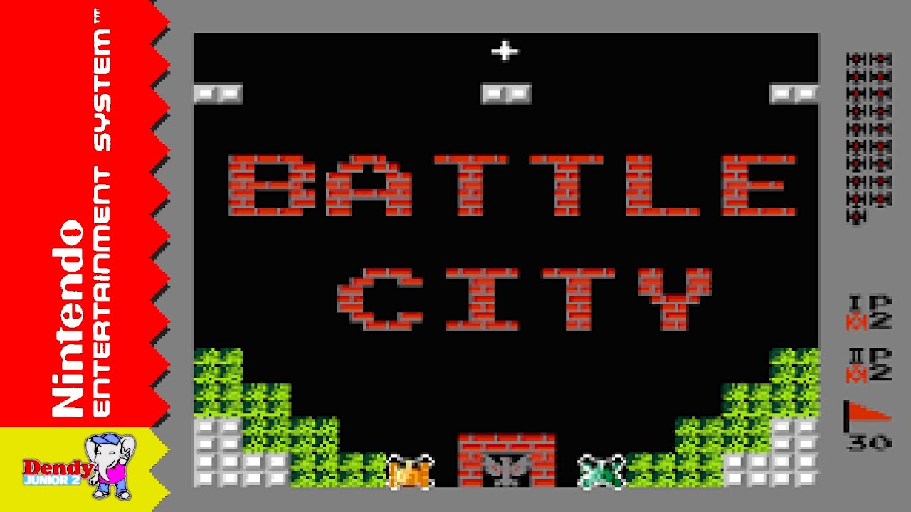 Battle City - Stage 1 on 70 - (NES/FC) - LIVE - YouTube