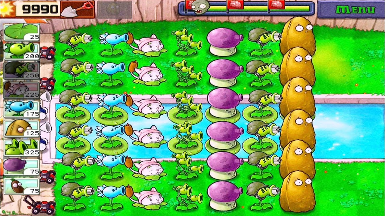 Plants vs Zombies • Mini-Games • ZomBotany 2 Full Walkthrough HD ...