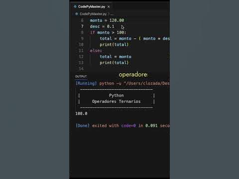 Operadores Ternarios para una Codificación Más Clara y Eficiente # ...