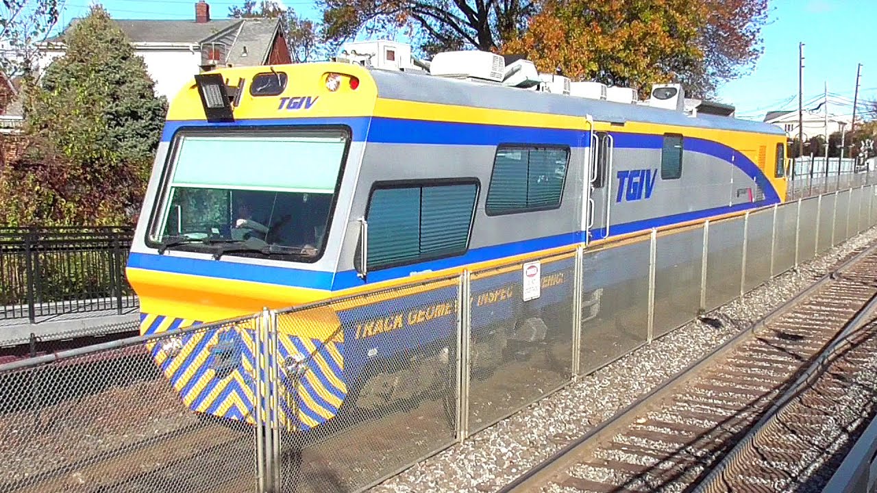 Morning Rush Hour Trains including the NJ Transit TGIV (Track Geometry ...