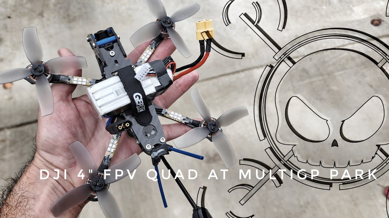 4" DJI FPV quad at MultiGP park - YouTube