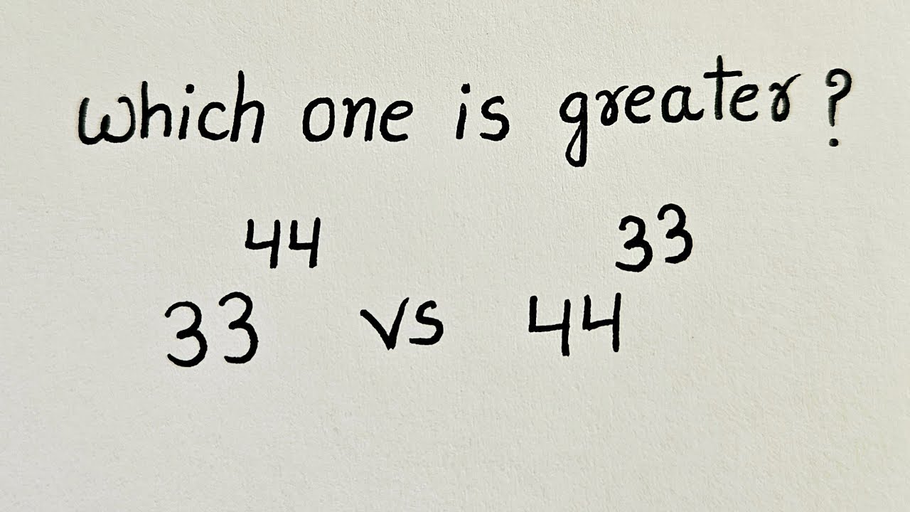 How to compare two big numbers #maths #matholympiad - YouTube