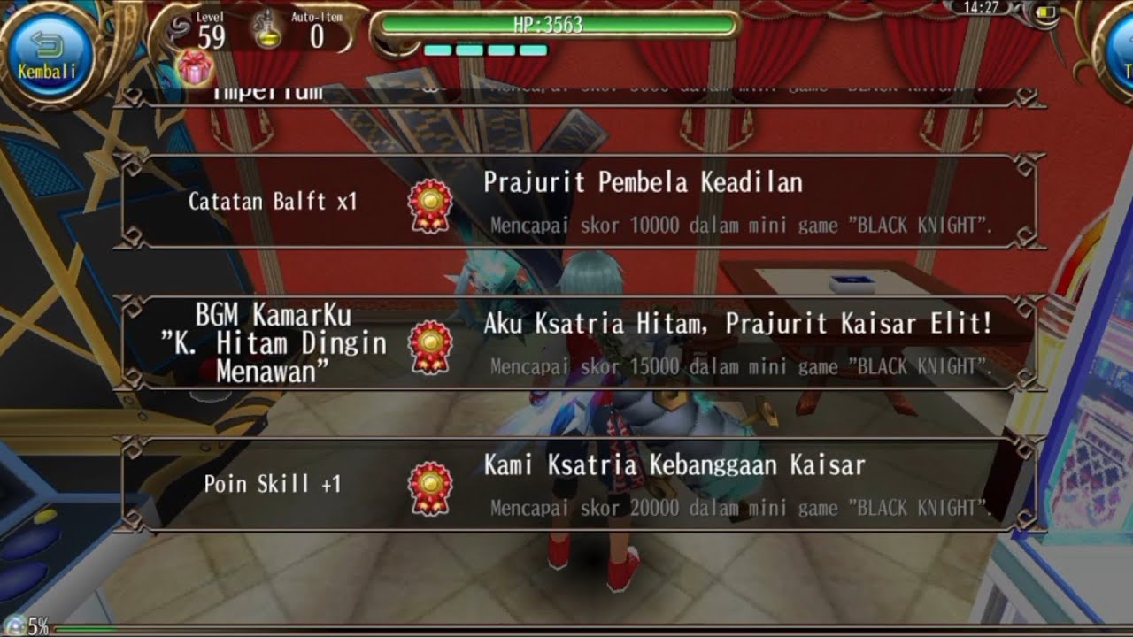 free skill point from minigame black knight toram #toramonline # ...