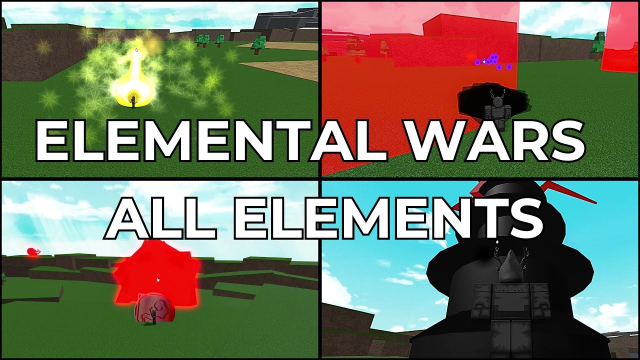 Elemental Wars - ALL ELEMENTS - ROBLOX 2016 GAME - YouTube