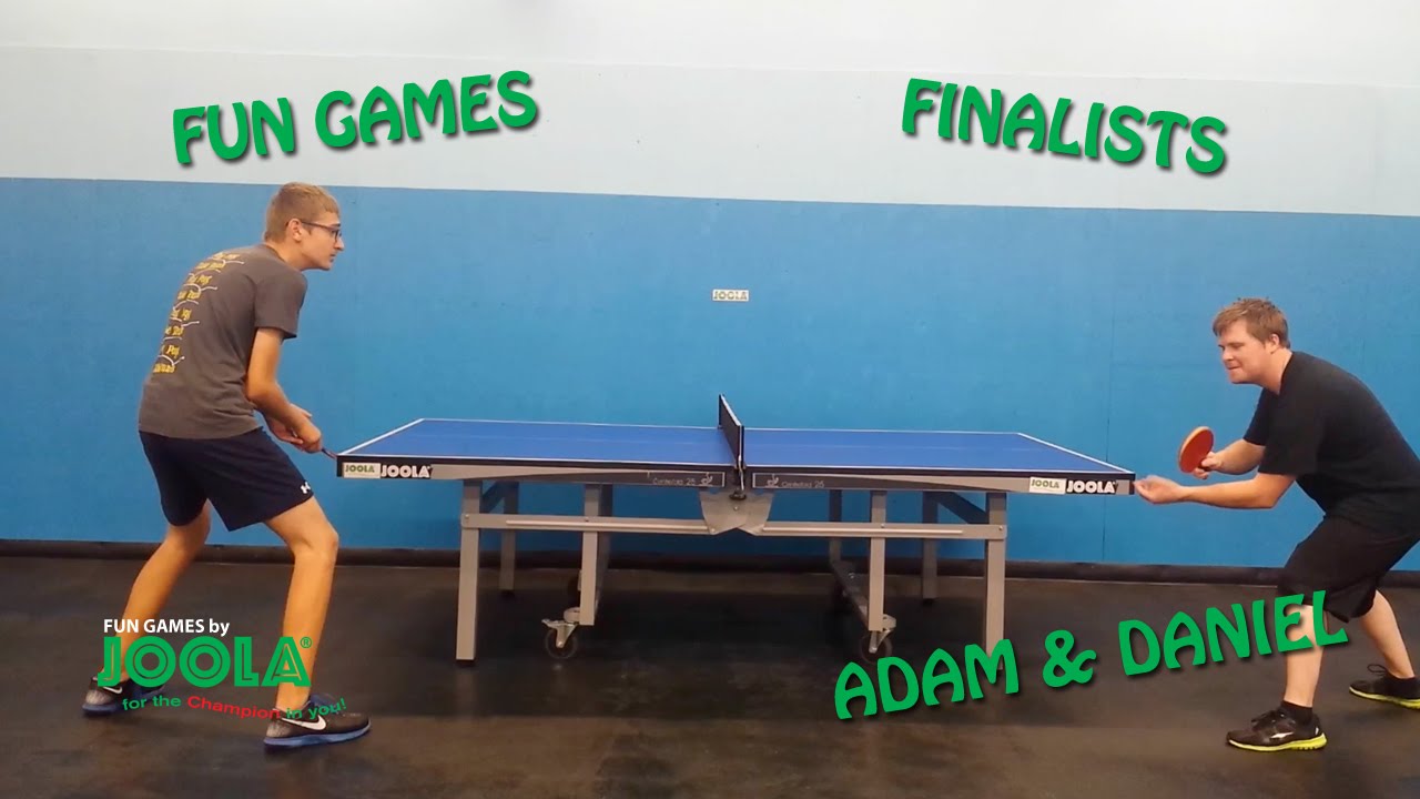 Fun Games by JOOLA: Adam Davis vs. Daniel Lukic in Wall Pong (Winners ...