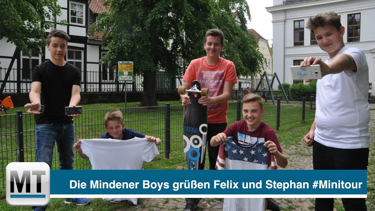 Die Mindener Boys grüßen Dner und Stephan Gerick #Minitour - YouTube