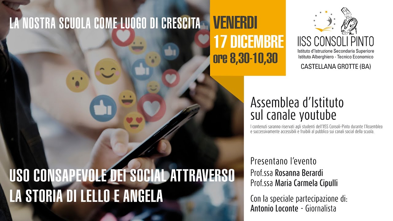 Uso consapevole dei social attraverso la storia di Lello e Angela - YouTube