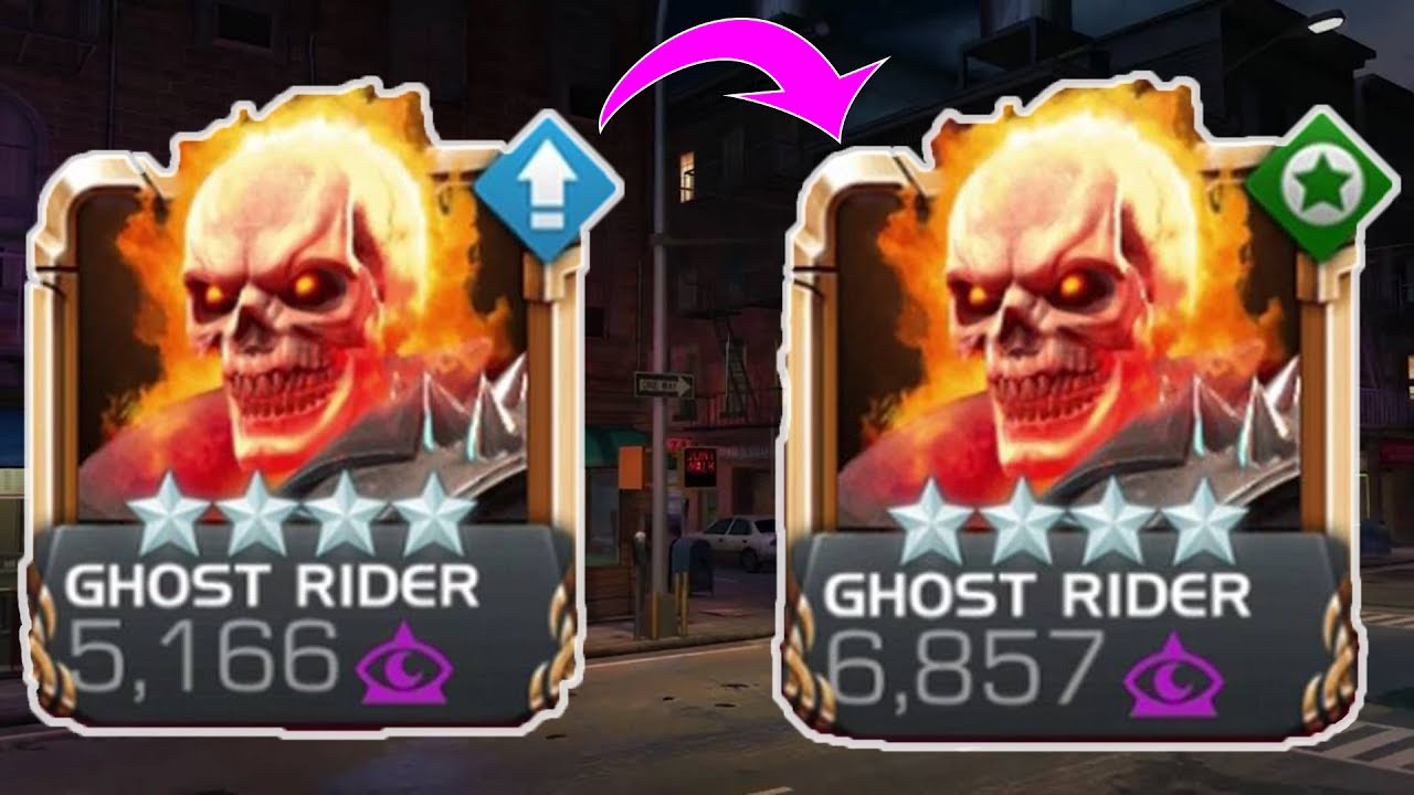 Ghost Rider Rank 5 Rank Up & Gameplay - Marvel Contest Of Champions ...