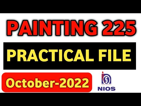 Painting 225 Solved Practical | Nios Practical File | Nios Latest ...
