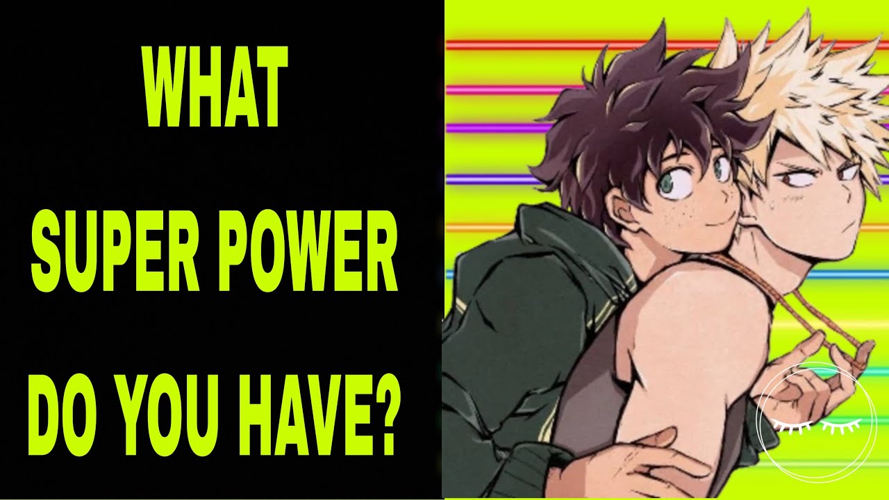 DO YOU HAVE A SUPER POWER? (Personality test/quiz) - YouTube