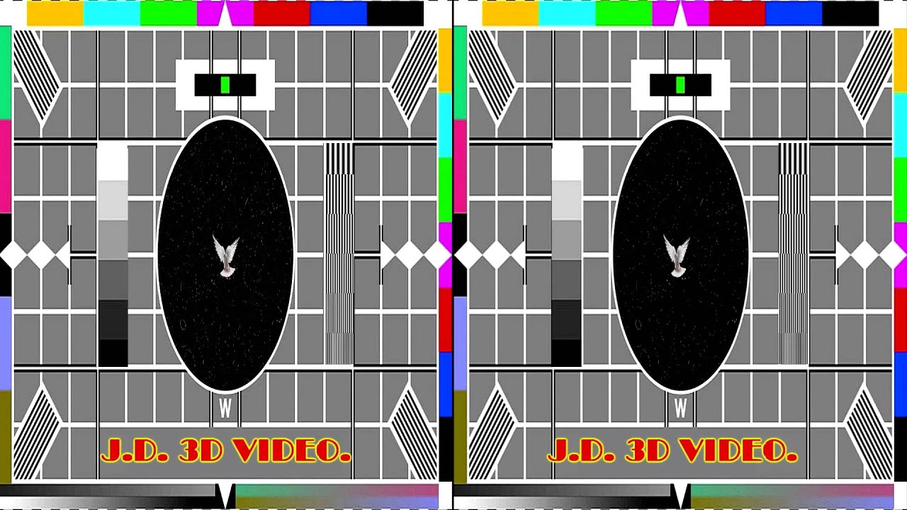 3D ANIMATED TEST CARD - YouTube