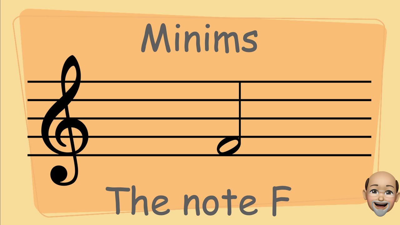 Minims The note F - YouTube