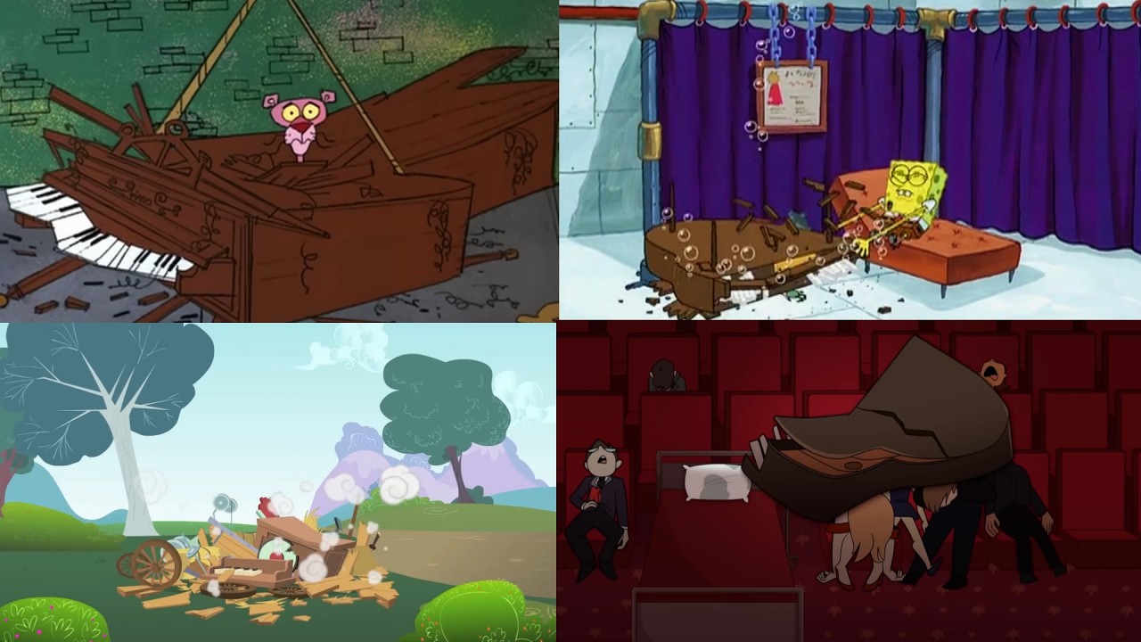 Piano Drop/Throw Compilation - YouTube
