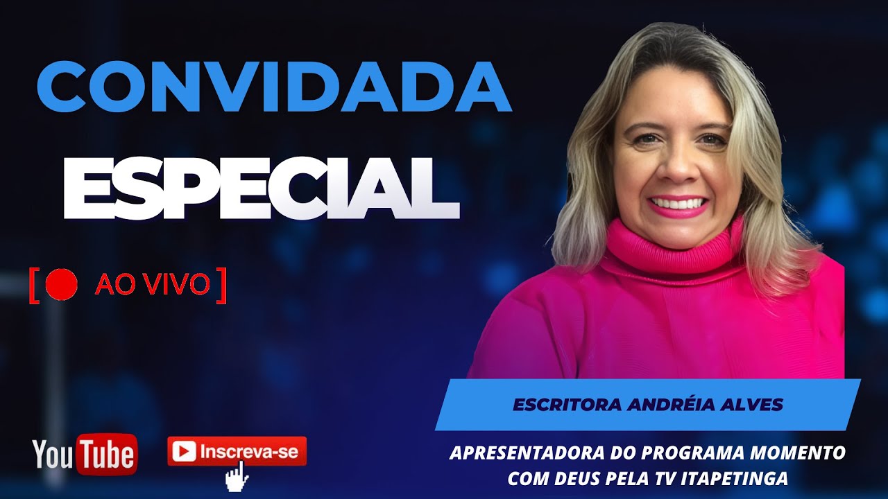 ESCRITORA ANDREÍA ALVES - YouTube