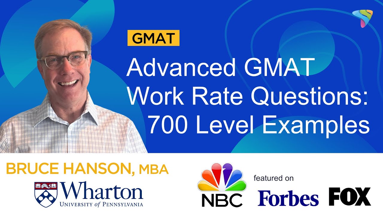 700+ Breaking Down Advanced GMAT Work Rate Questions - Examples - YouTube