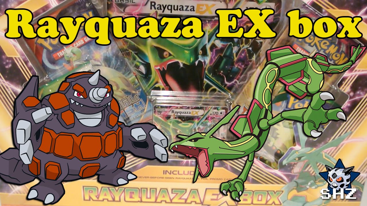 Opening a Rayquaza EX box!! - YouTube