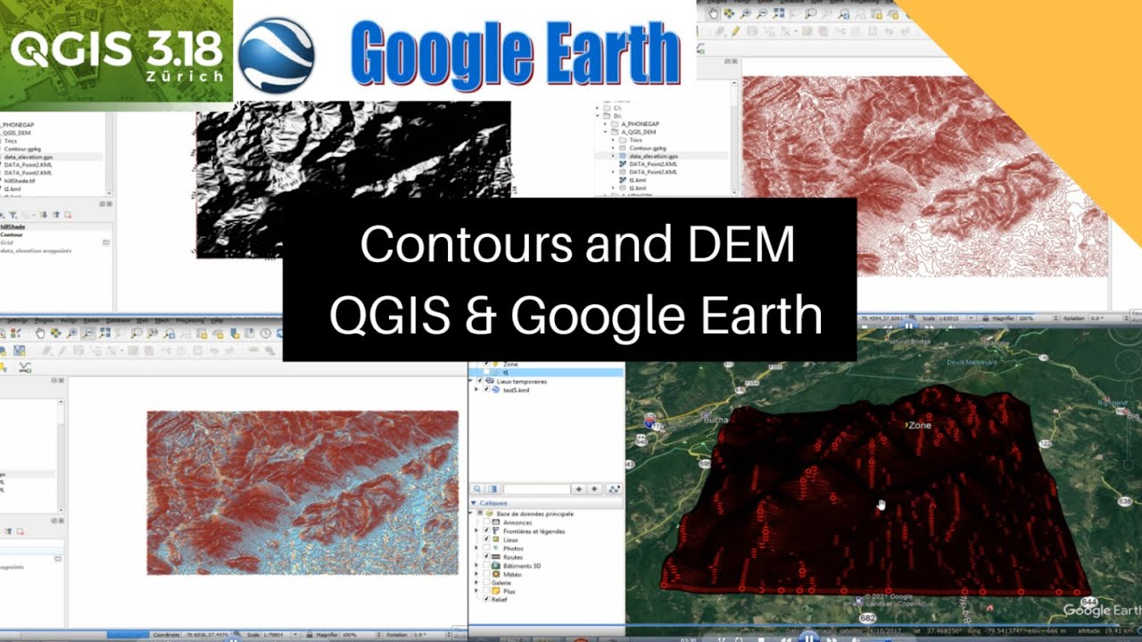 Create Contours And DEM Using Google Earth And QGIS 3 18 YouTube Create Contours And DEM Using Google Earth And QGIS 3 18 YouTube