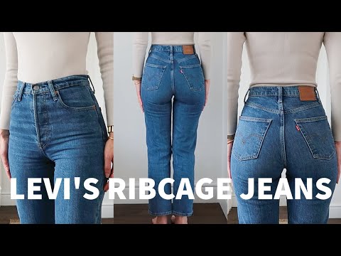 Levi’s Ribcage Jeans Review and Try-On: Straight Leg Denim | Peexo