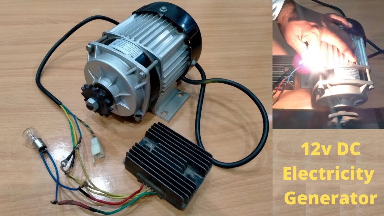 Electric bike Motor Electric Alternating Current Generator 12v Dc With ...