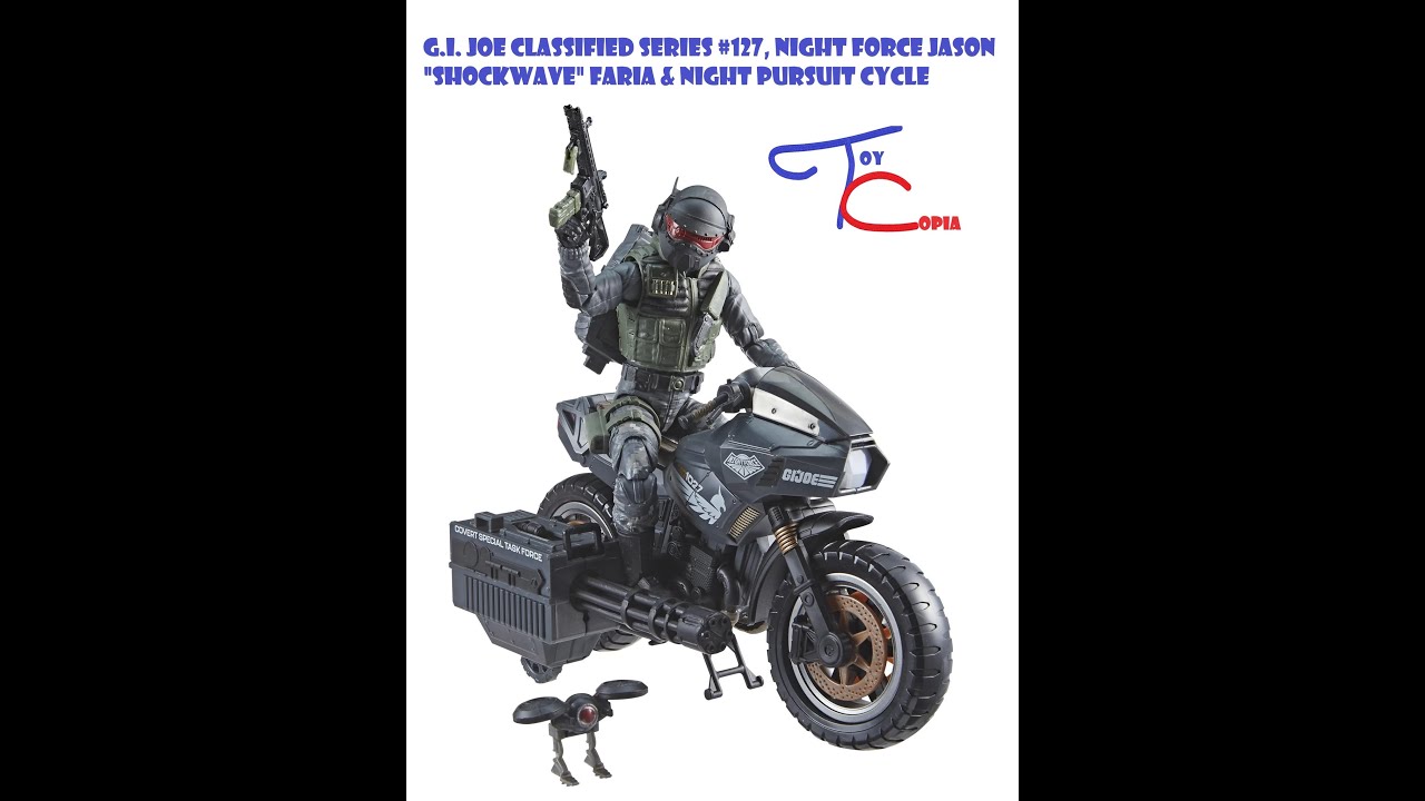 Review and unboxing of G.I.Joe Classified Night Force Jason Shockwave ...