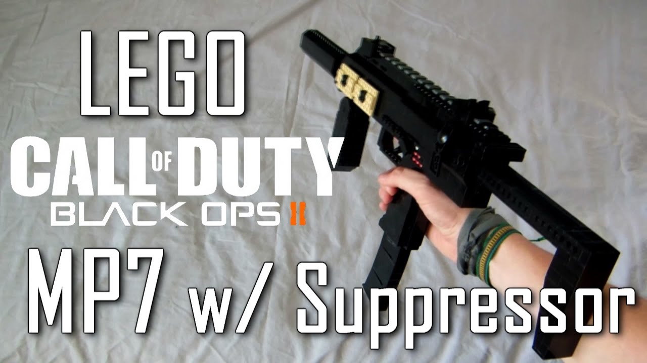 Call Of Duty: Black Ops 2: LEGO MP7 | Suppressor - YouTube