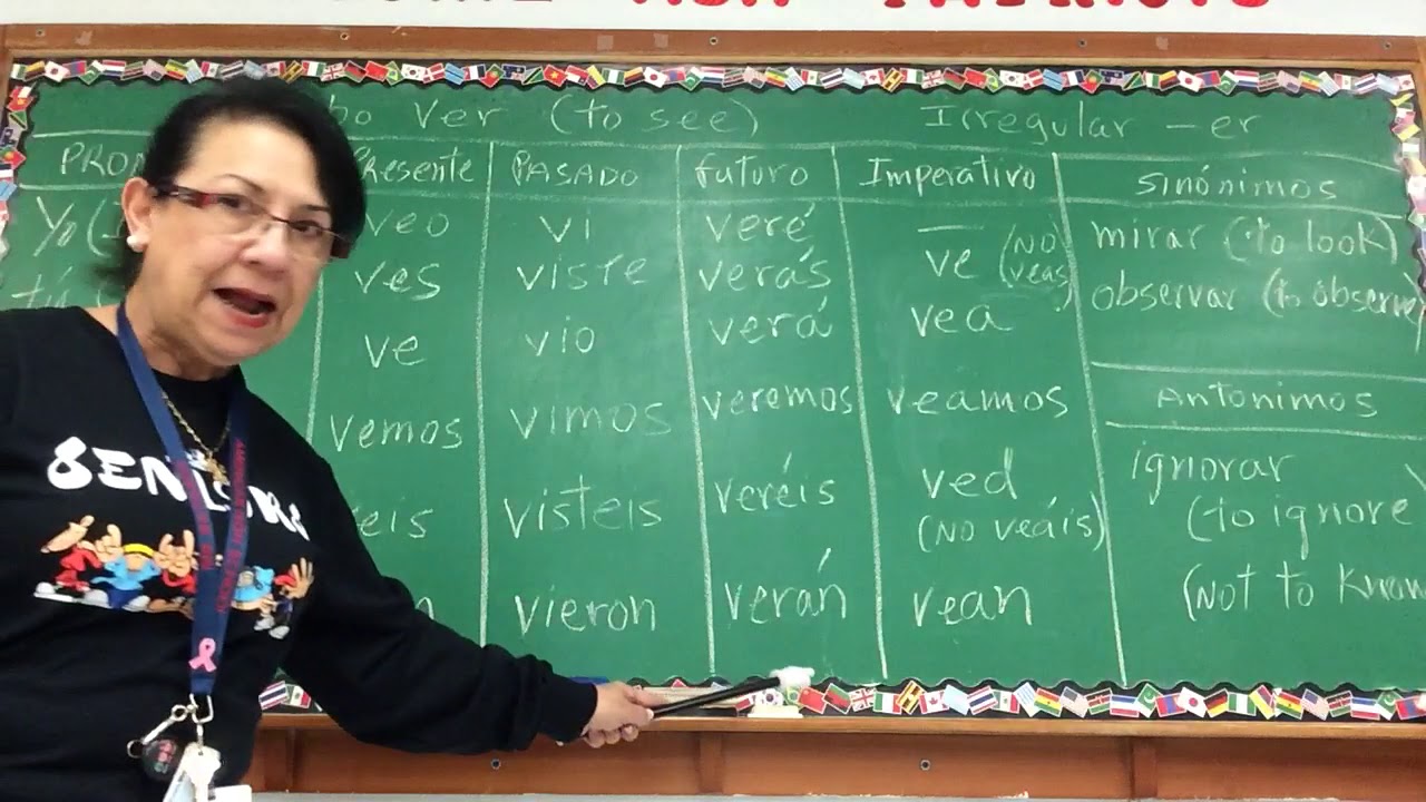 Verbo ver - conjugación - to see - YouTube