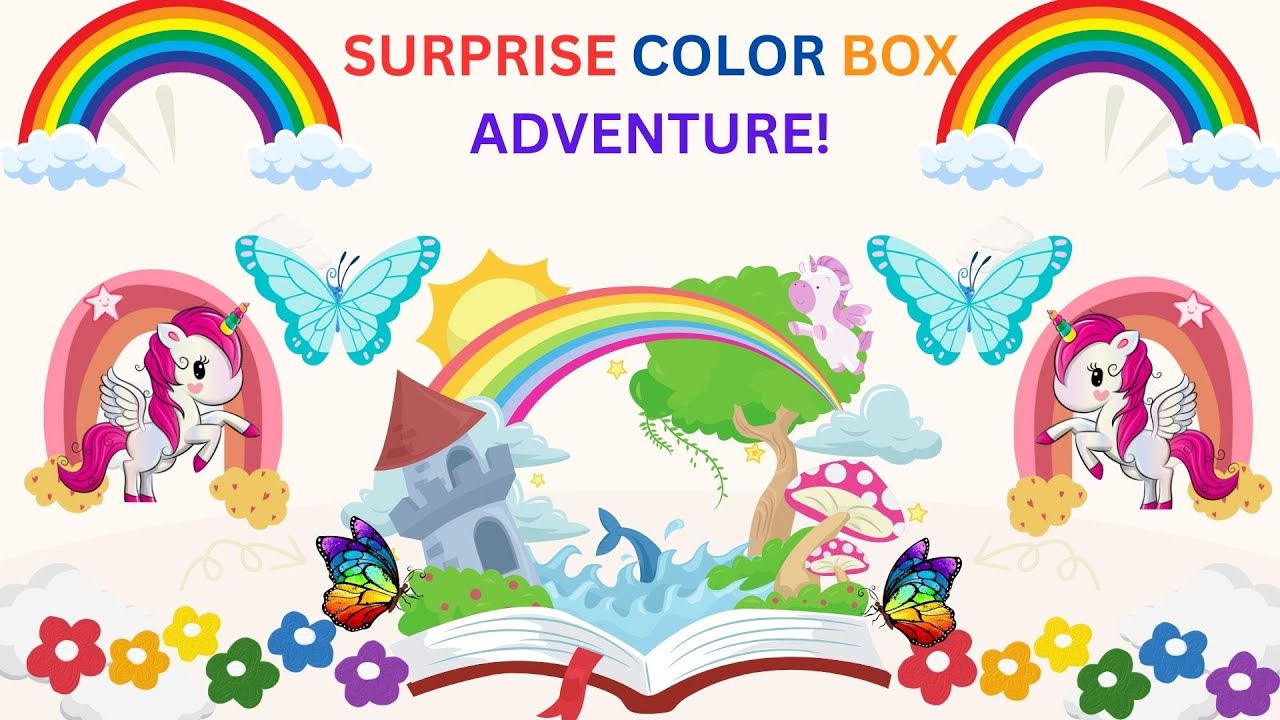 Learn about colors for kids-Surprise Color Box Adventure! - YouTube