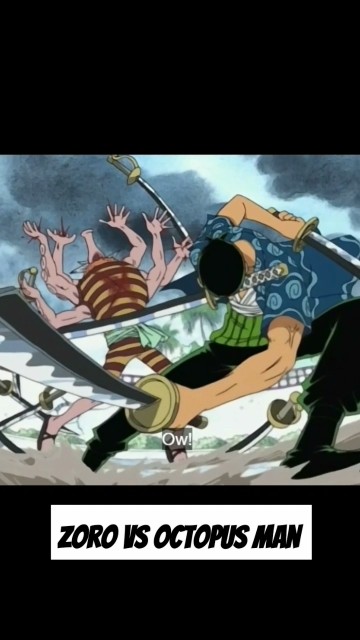Zoro vs Octopus Man - YouTube