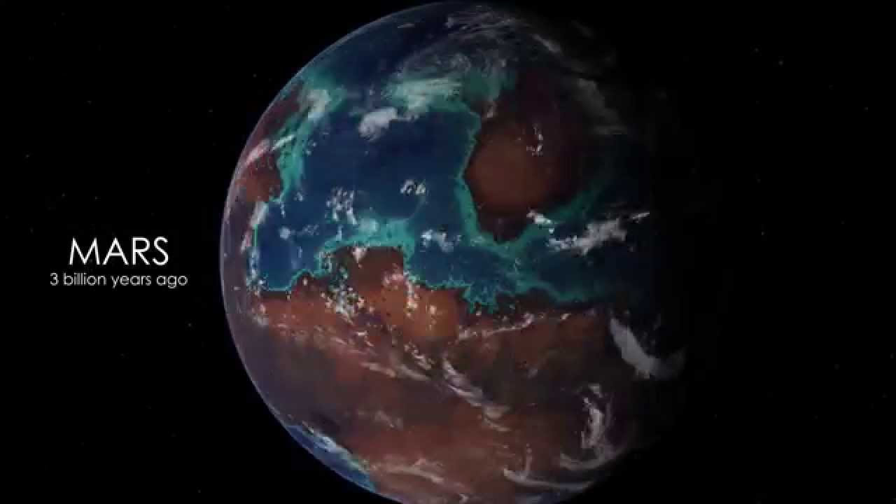 Mars past to present - YouTube