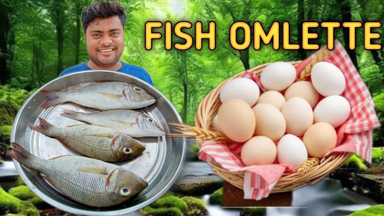 FISH OMELETTE || Boiled Fish With Egg Cooking Village Boy ||Fish ...