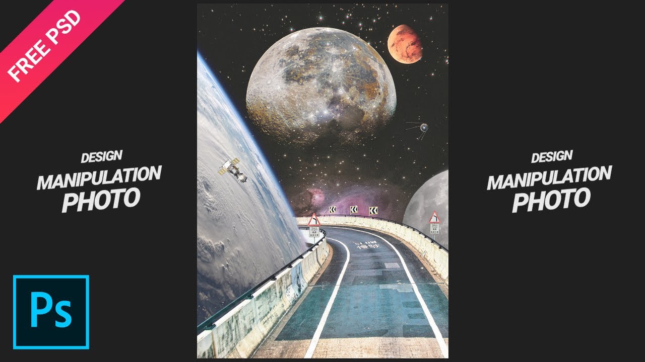 Vintage Surreal Space Manipulation - Tutorial Photoshop CC 2022 - YouTube
