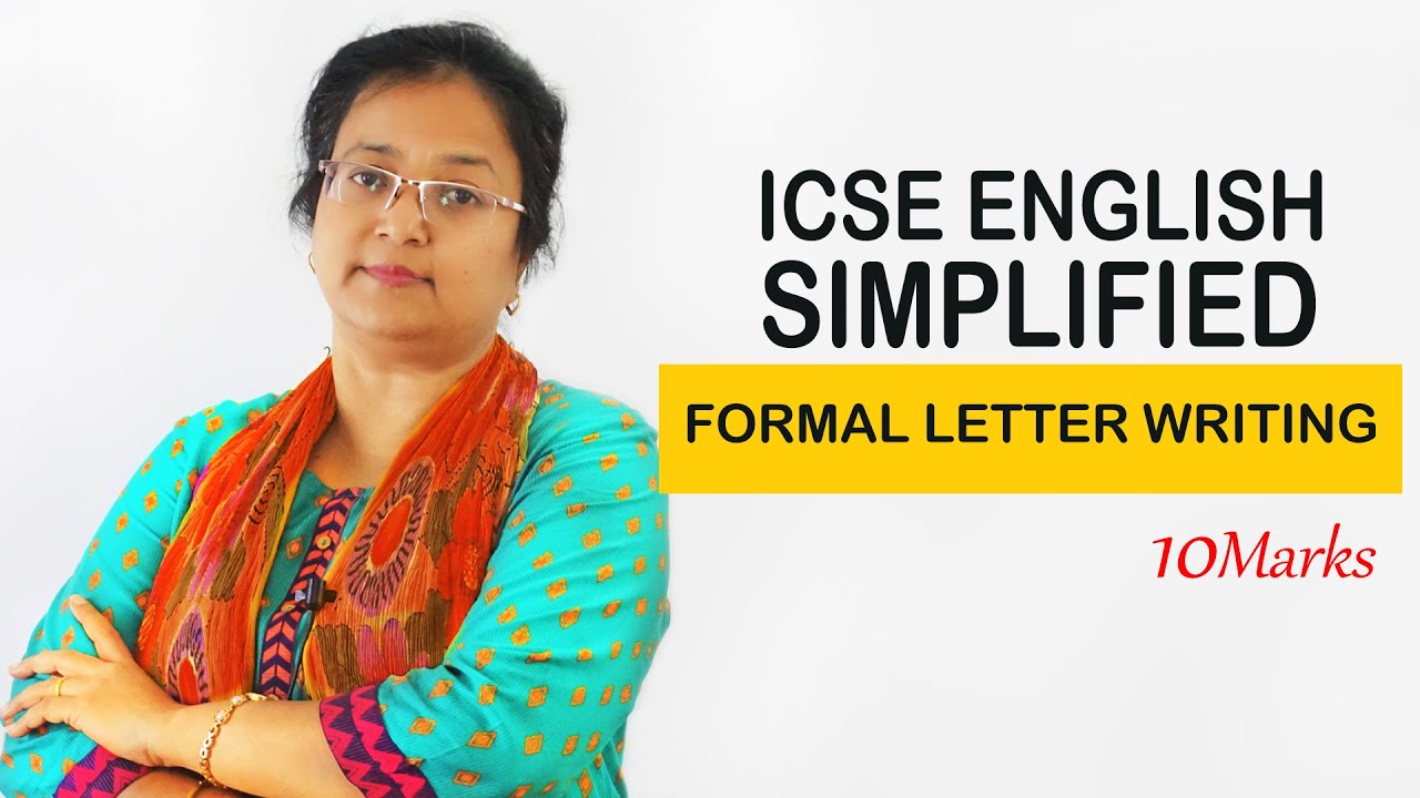 Formal Letter Writing - YouTube