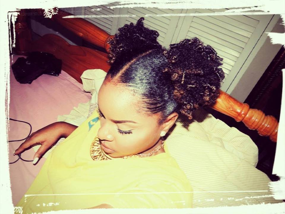 4C HAIR Cute & Easy Puffs - YouTube